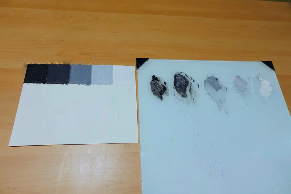 How to Paint 5 Value Scale — Ashwini Sadekar