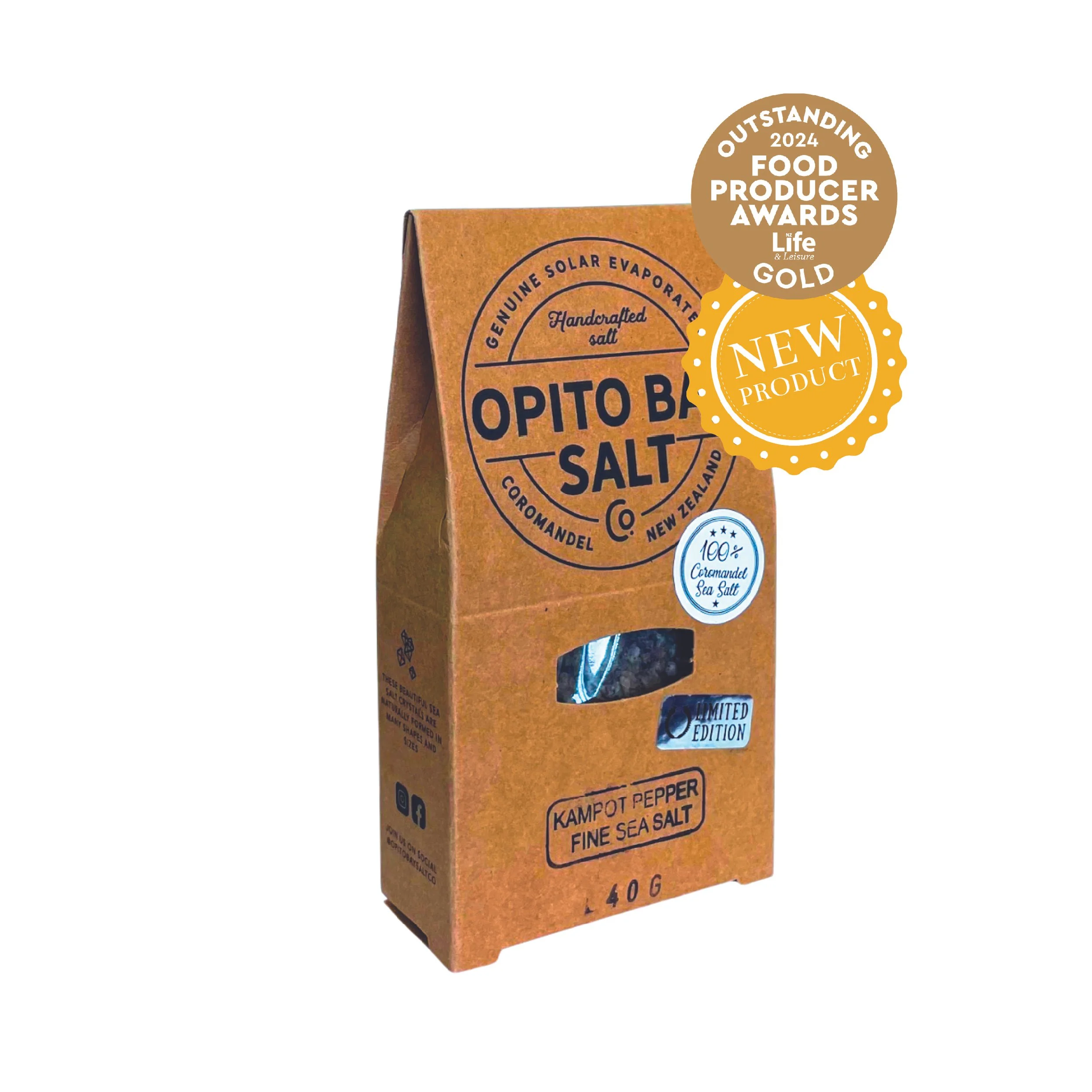 Opito Bay Salt Co - Fine Kampot Pepper sea salt — Opito Bay Salt Co.
