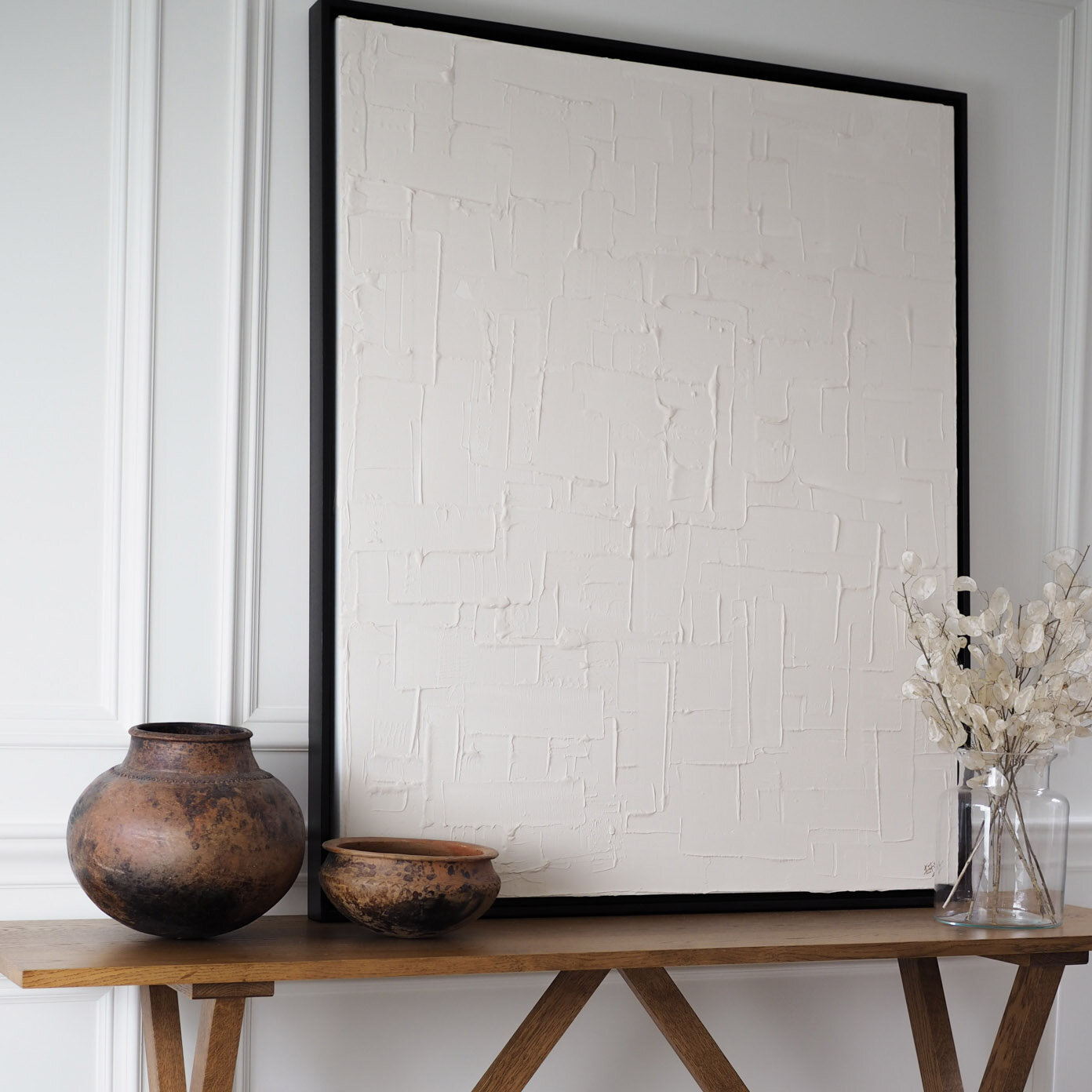 Sara Extra Large Abstract Textural Original Art — Cohen & Co