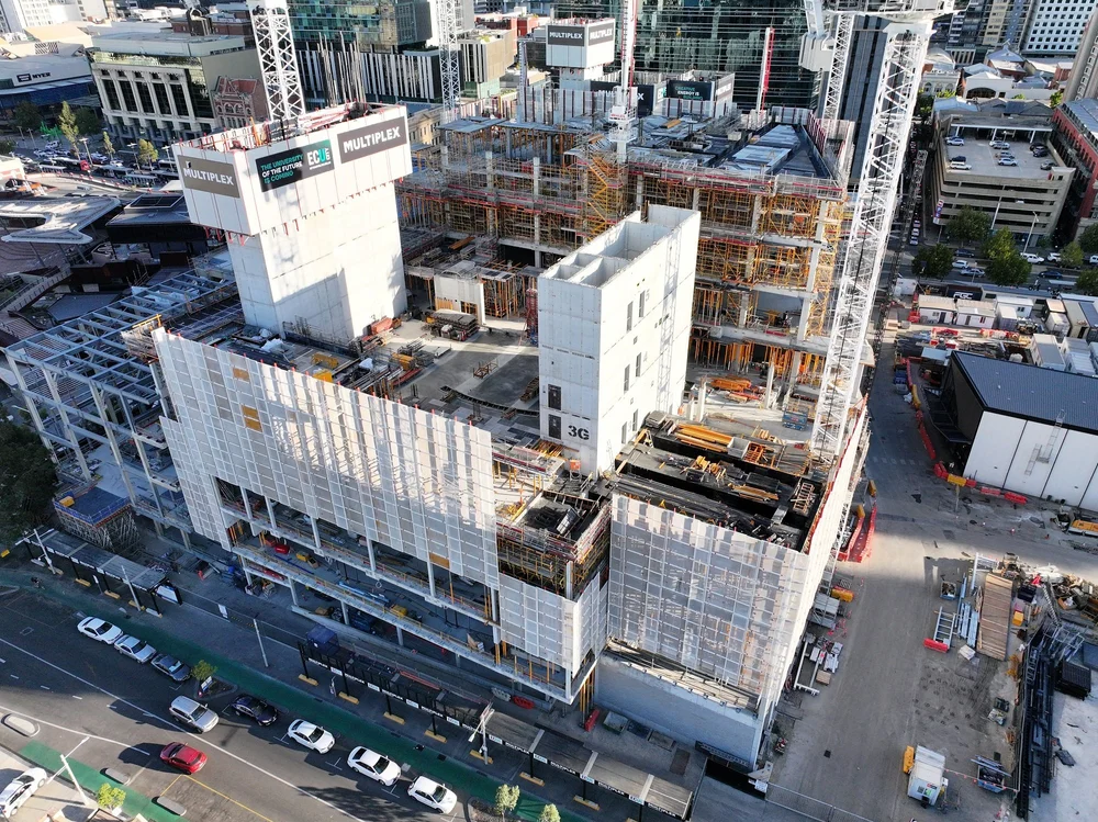 Construction continues at pace at ECU City — ECU CITY • Opportunity Unbound