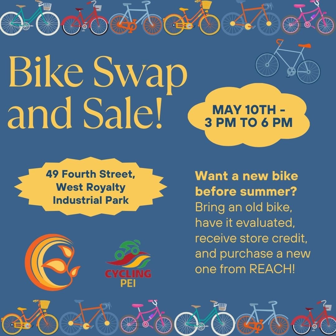 REACH Bike Swap & Sale — Cycling PEI