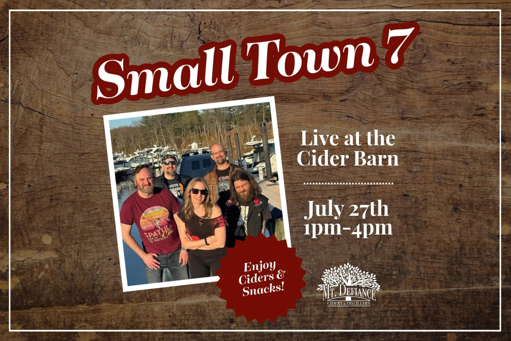 Happenings — Mt. Defiance Cider & Distillery