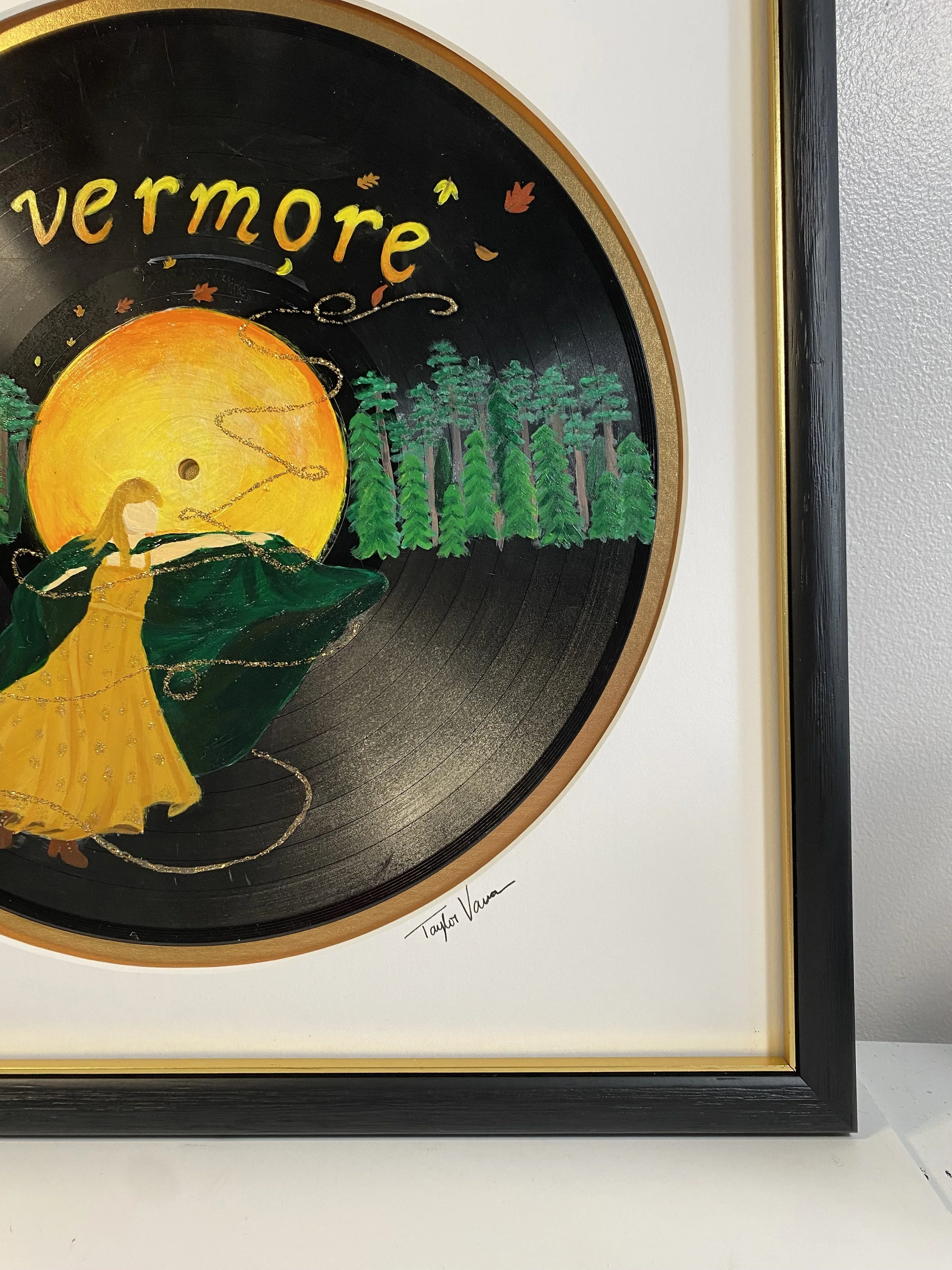 "Folklore" Taylor Swift Vinyl Record Art — Taylor Varron Art