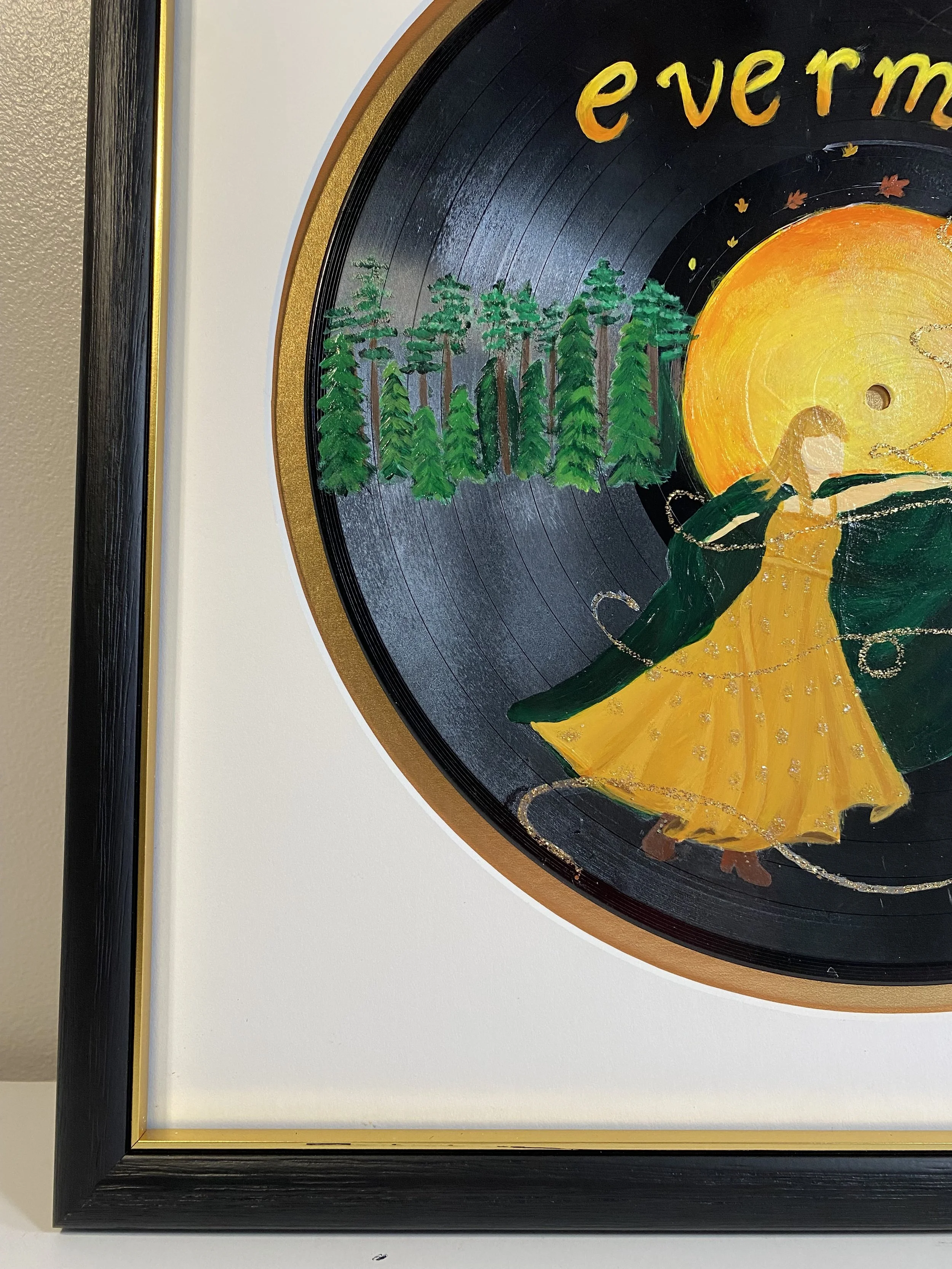 "Folklore" Taylor Swift Vinyl Record Art — Taylor Varron Art