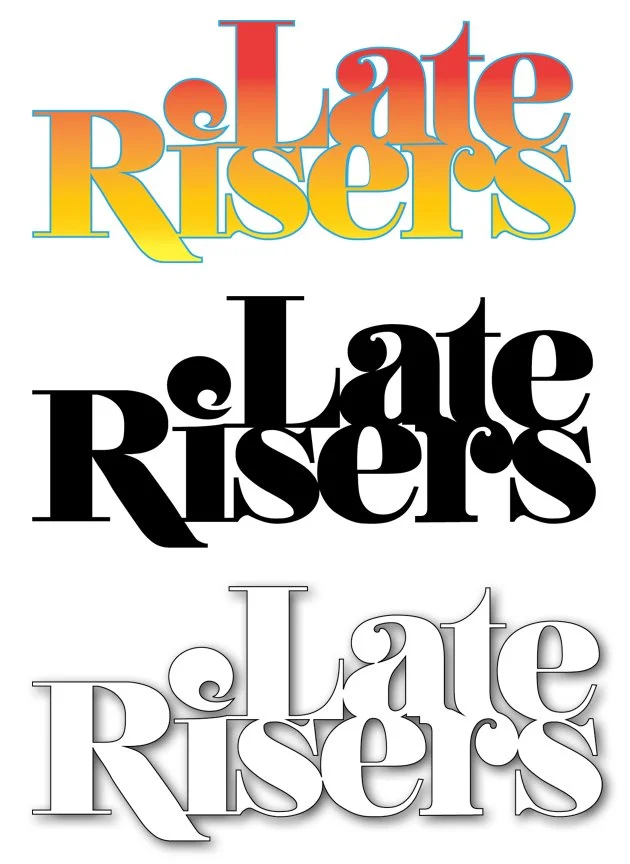 Late Risers Revised Logo — PURPLE COUCH CREATIVE
