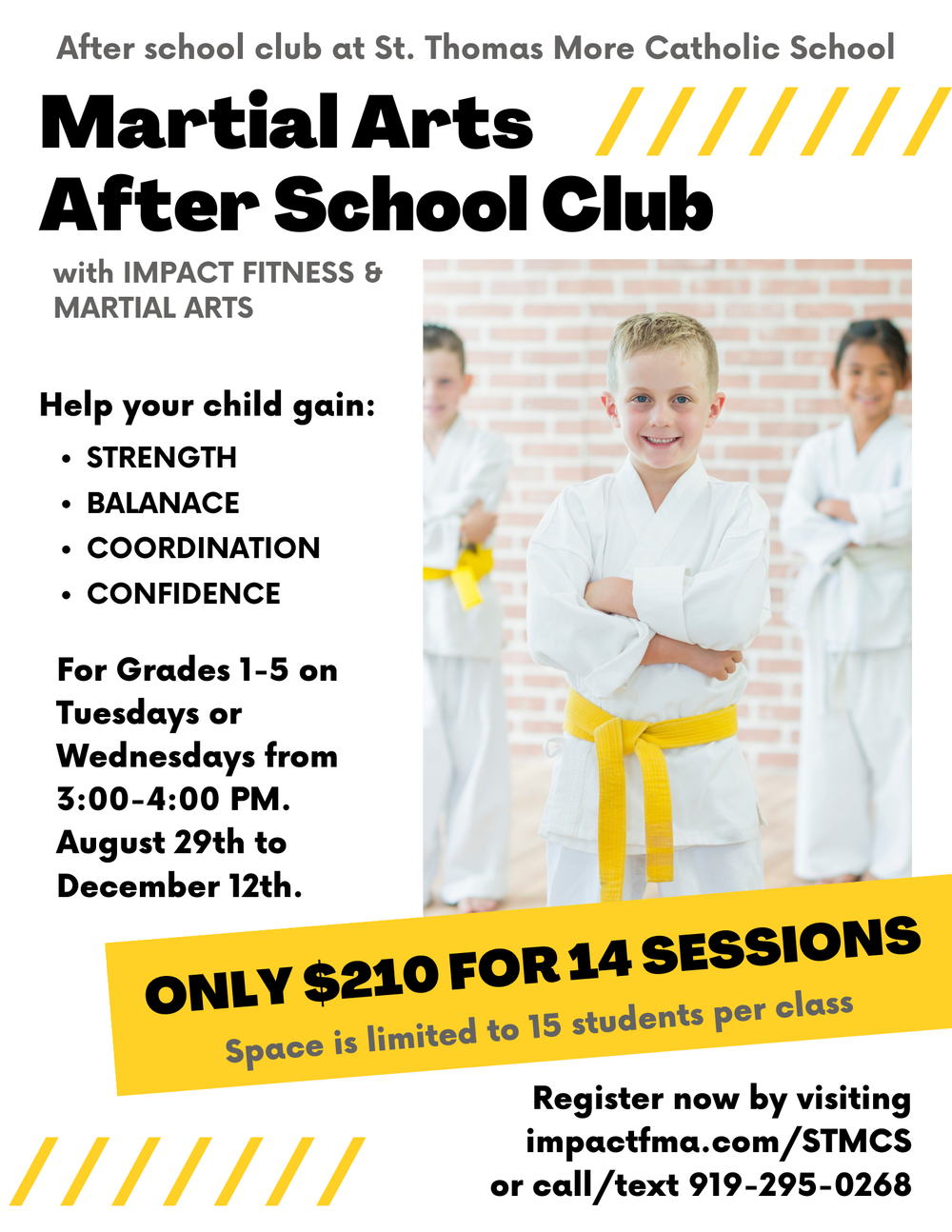 Martial Arts After School Program
