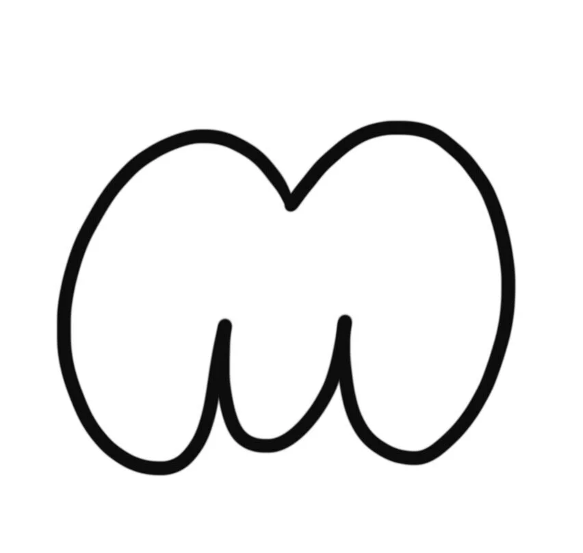 Bubble Letters M