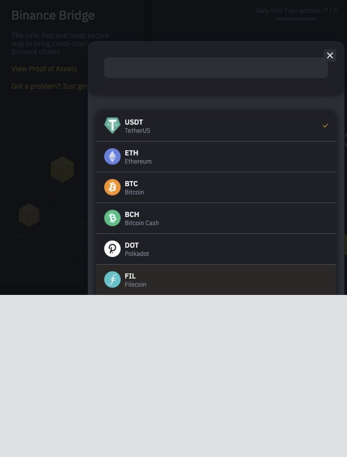 Bridge Ethereum with BNB — Collector Coin