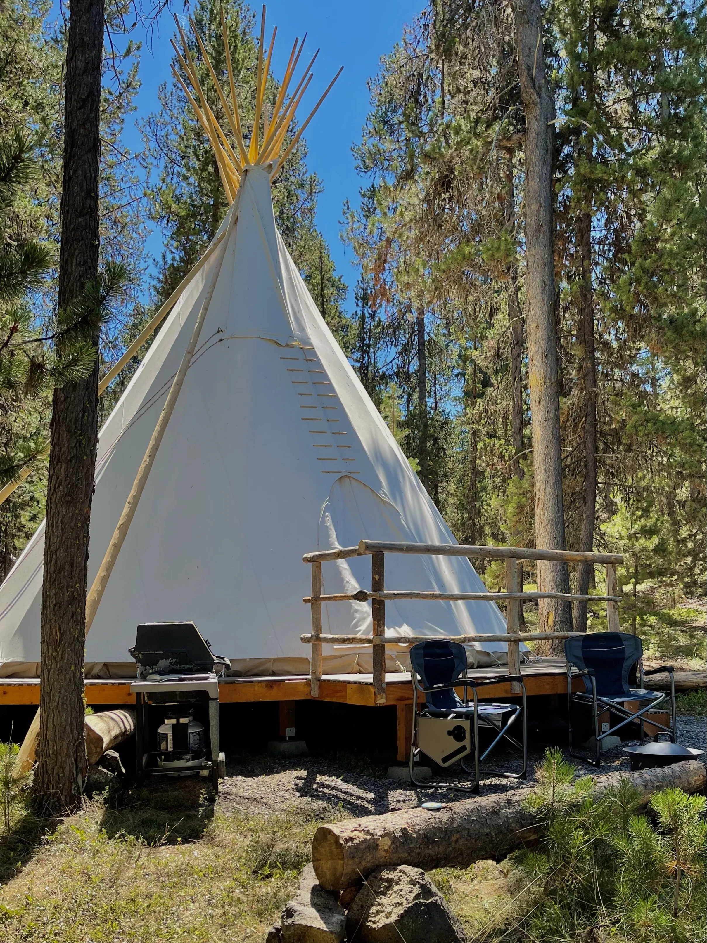 Teepees — Crane Prairie Resort