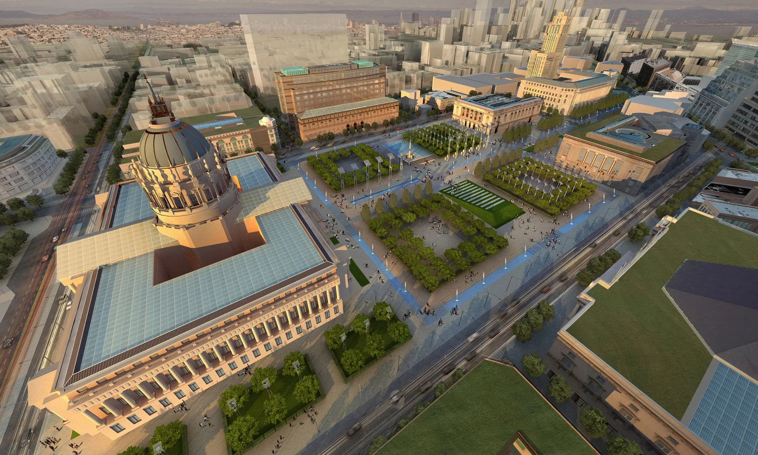 San Francisco Civic Center — Meyer Studio Land Architects