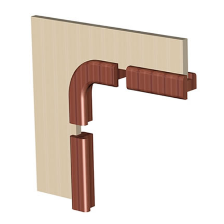 Corner Post - CP42 42mm radius (per mtr) — Mitchell Products Ltd