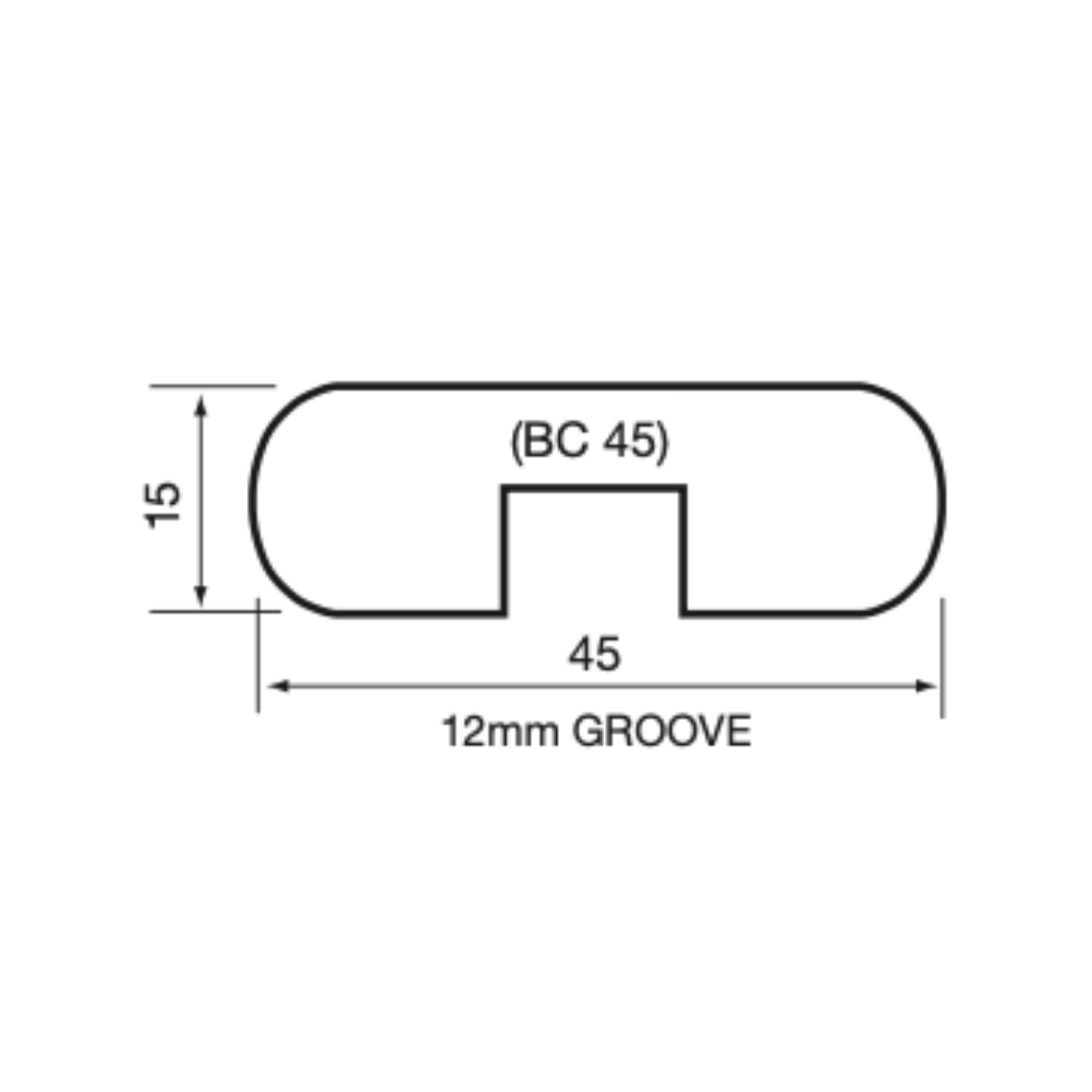 Corner Post - CP42 42mm radius (per mtr) — Mitchell Products Ltd