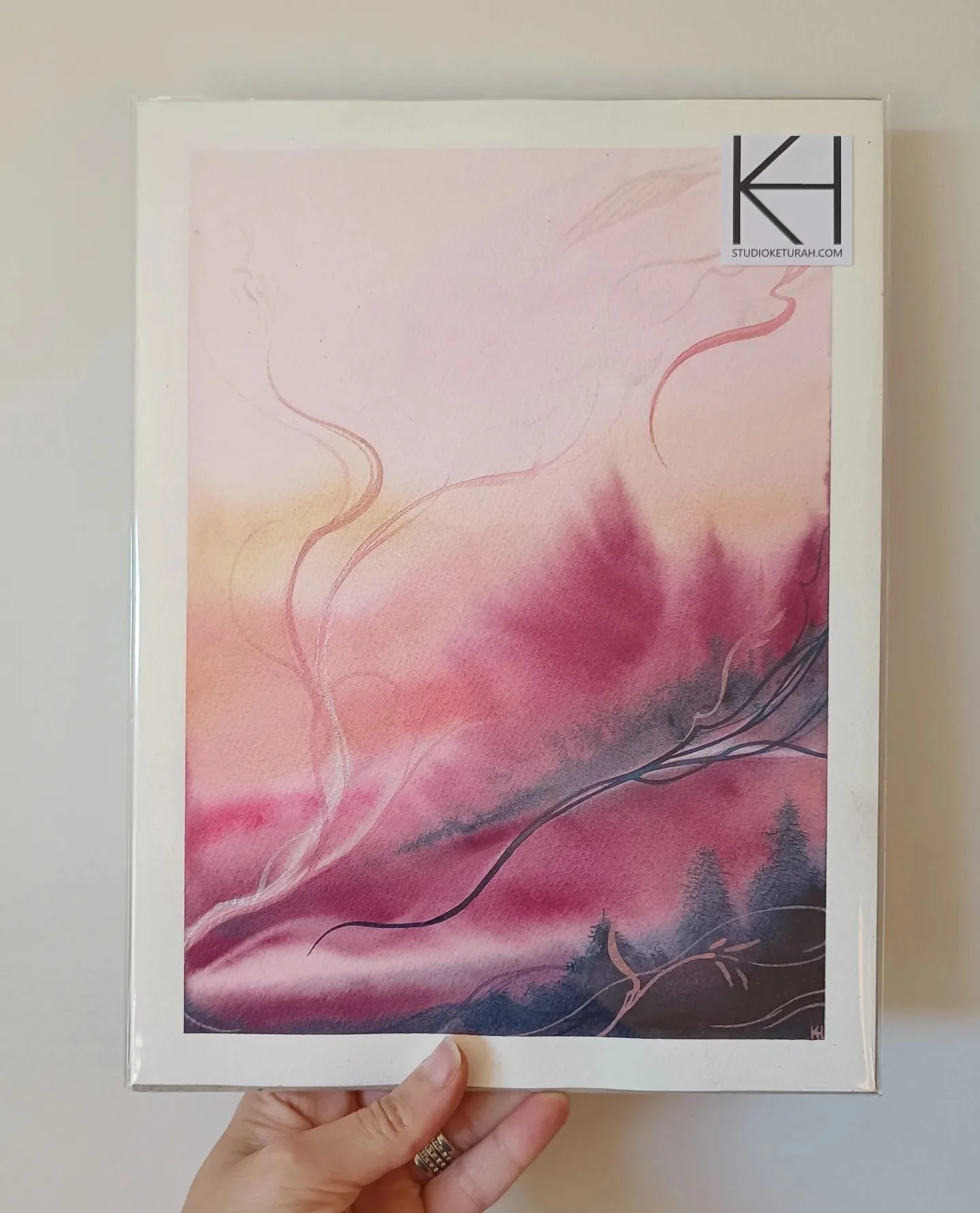 Serenity in splashes: Keturah's watercolors. Breathe, explore, find art ...