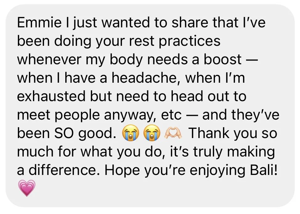 The Daily Rest Studio — Emmie Rae