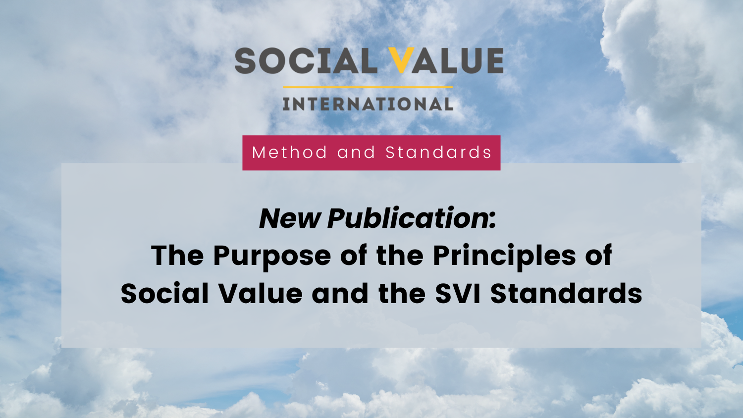 SVI Blog — Social Value International