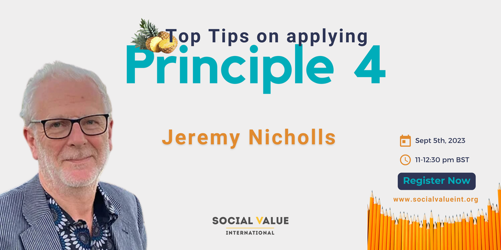 Top tips on applying the Principles - Principle 4 — Social Value ...