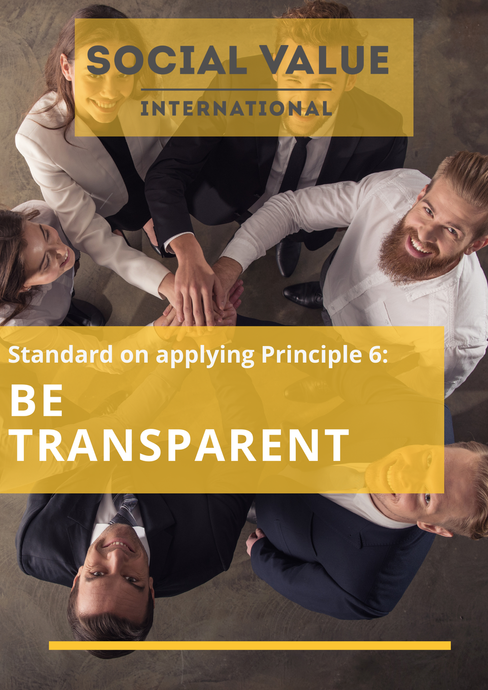 Be Transparent — Social Value International