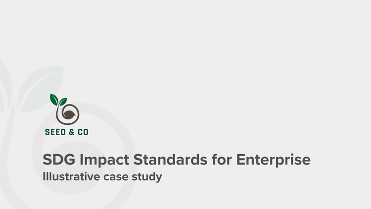 SDG Impact Standards Assurance Resources — Social Value International