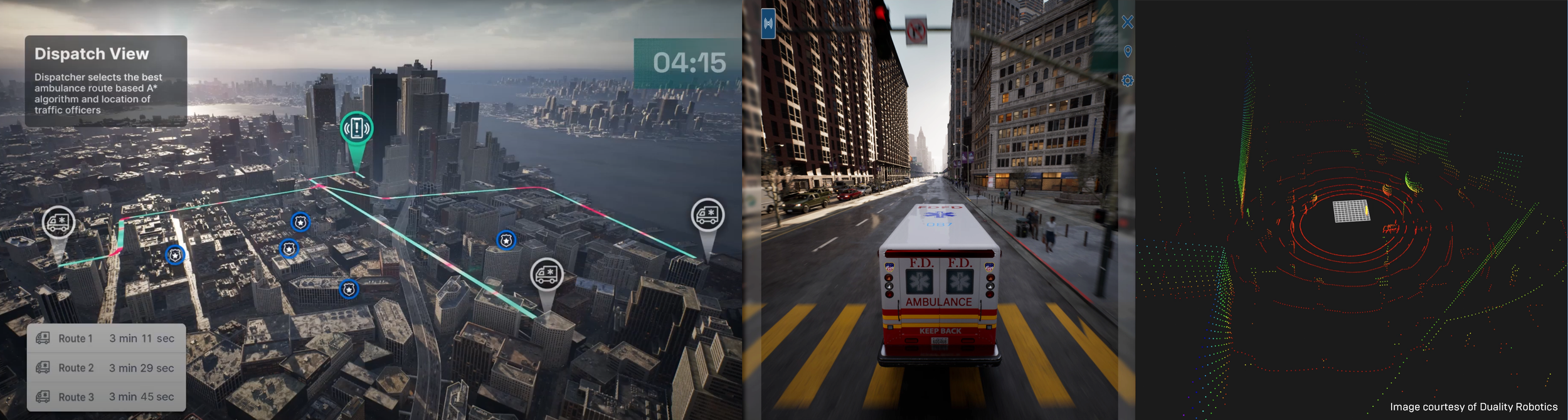 Building City-Scale Simulation with Falcon x AWS SimSpace Weaver — Duality Robotics