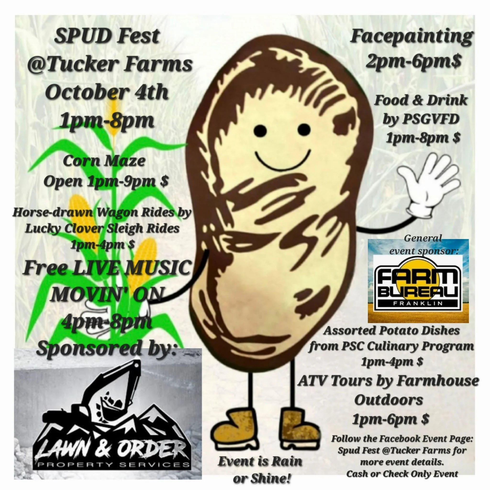 Tucker Farms SPUD Fest | Saranac Lake | October 4, 2025 | Things to Do ...