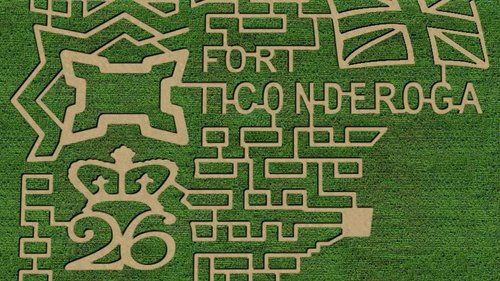 Heroic Corn Maze | Fort Ticonderoga | Now through October, 26, 2025 ...