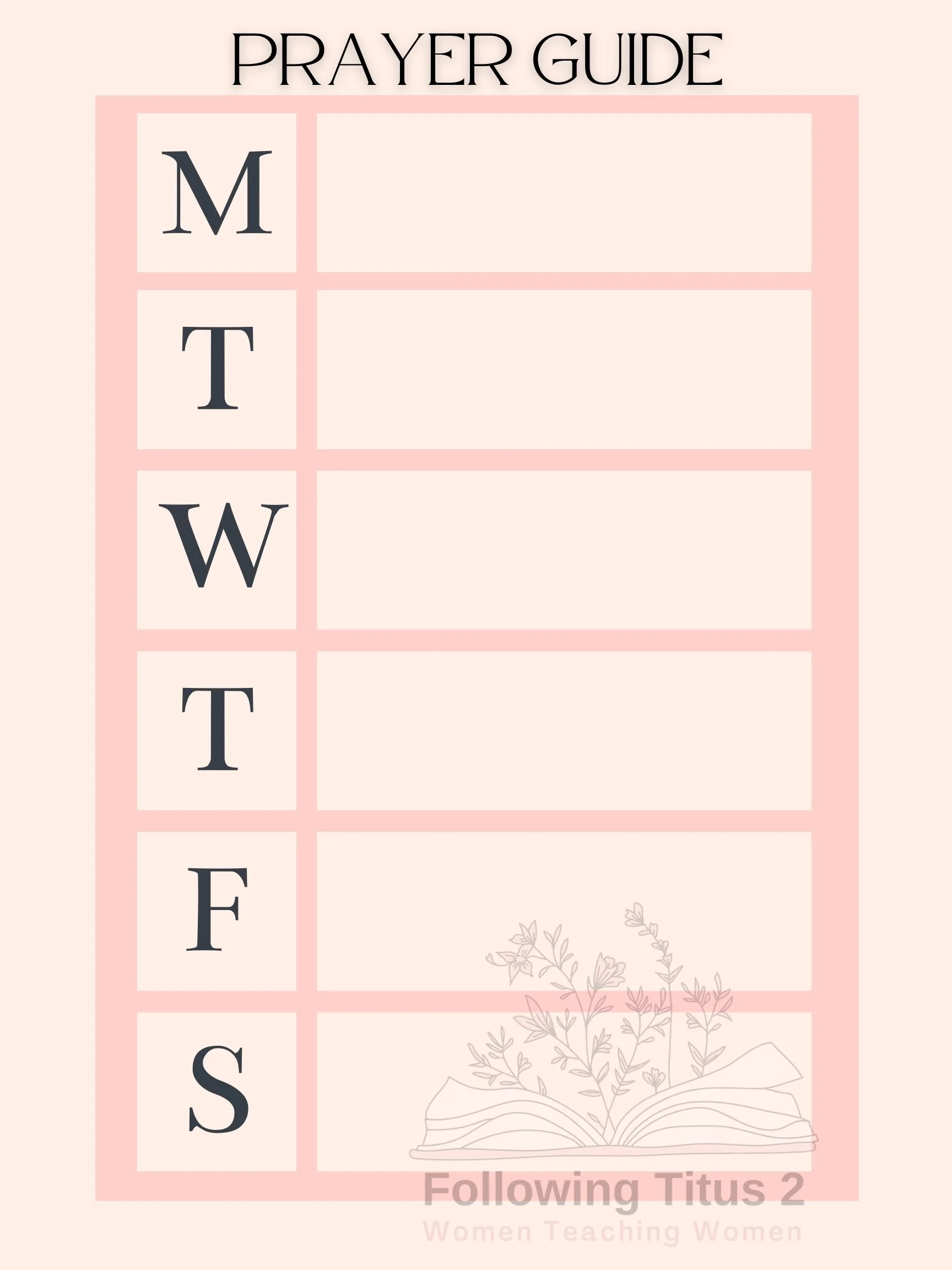 Three Tips for Strengthening Your Prayer Time — Following Titus 2