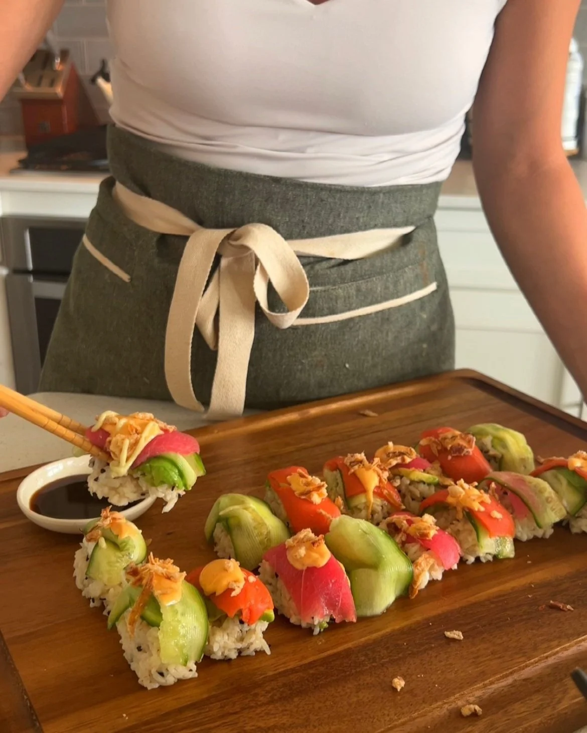 ice cube tray sushi — dliciouslyinspired