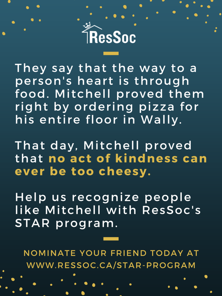 StAR Program — ResSoc - The Residence Society of Queen's University