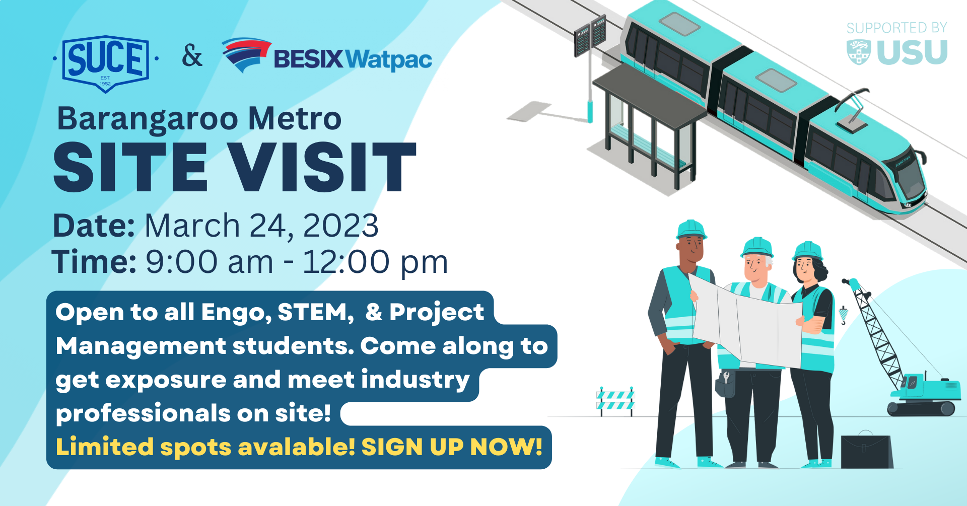 Site Visit: BESIX Watpac — Sydney University Civil Engineers - SUCE