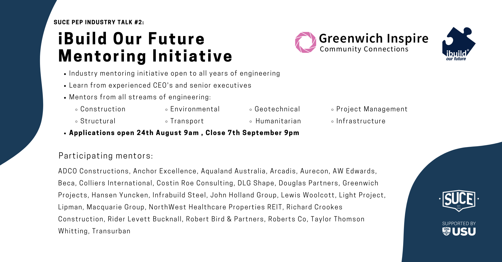 iBuild Our Future Mentoring Initiative — Sydney University Civil Engineers - SUCE