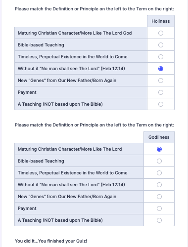 Key Terms in the Bible Answer Sheet Part 2 of 2 — DeVon Jackson, M.D ...