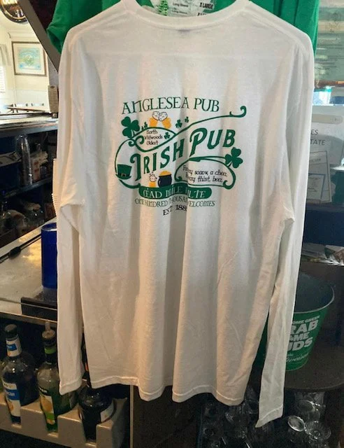 Cead Mile Failte - L/S White — Anglesea Pub