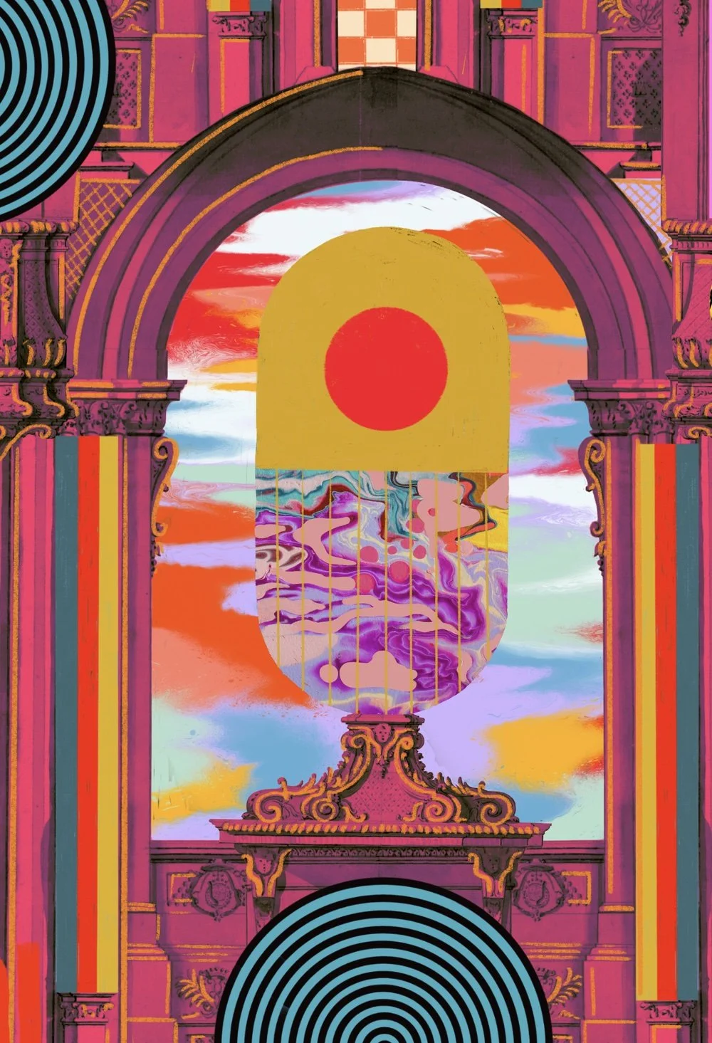 ATOMICA MURAL WALLPAPER — VICTORIA TOPPING