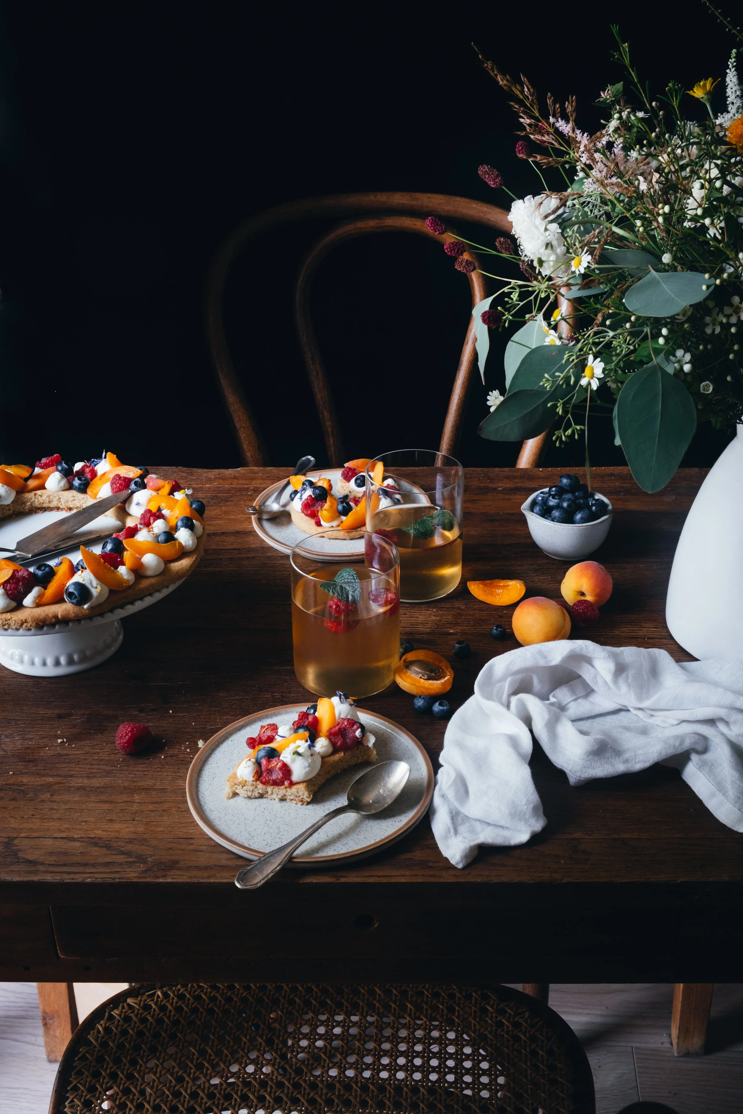 Couronne sablé breton et fruit d'été — Bloom Velvet