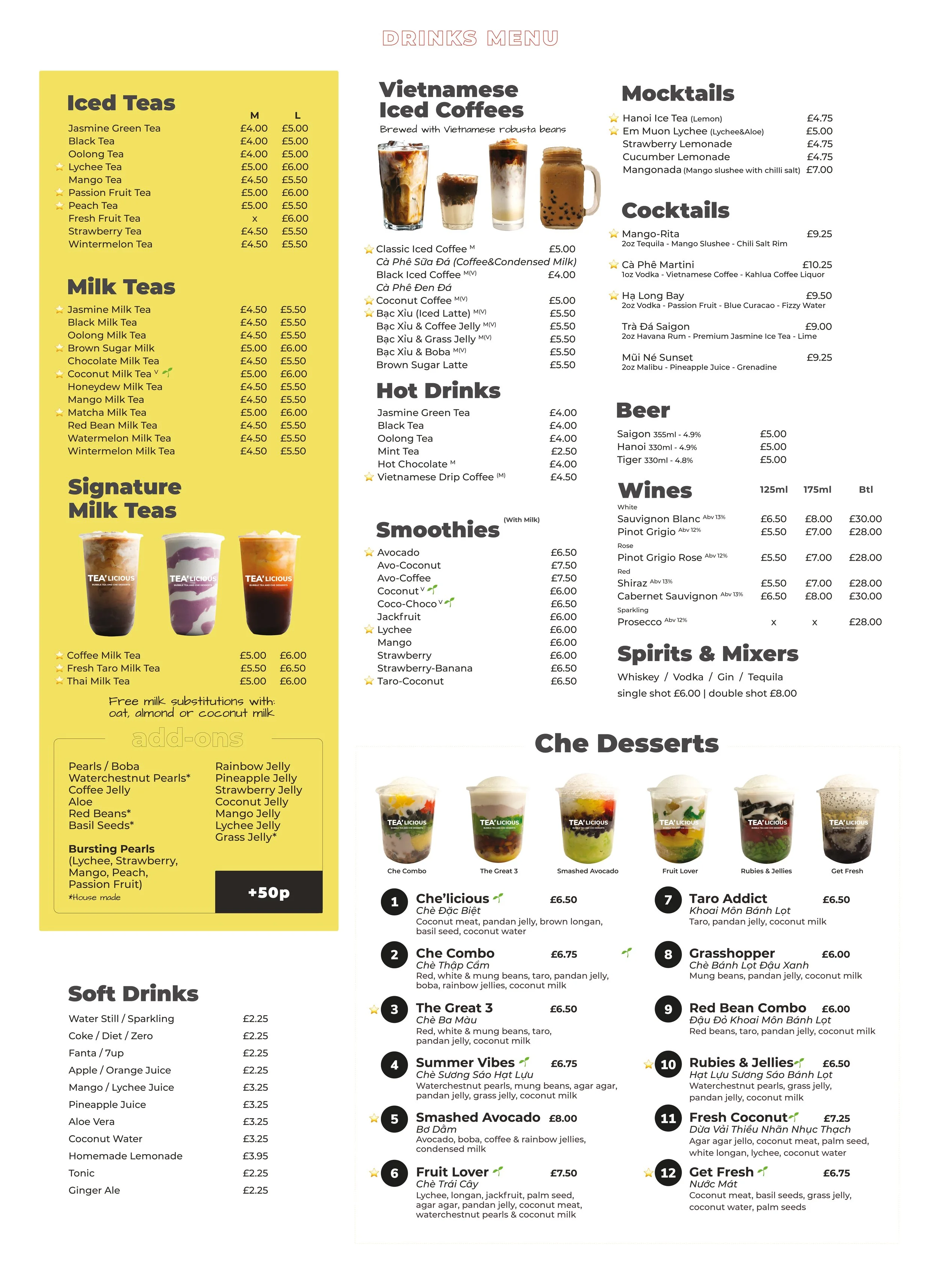 Menu — DELICIOUS PHO