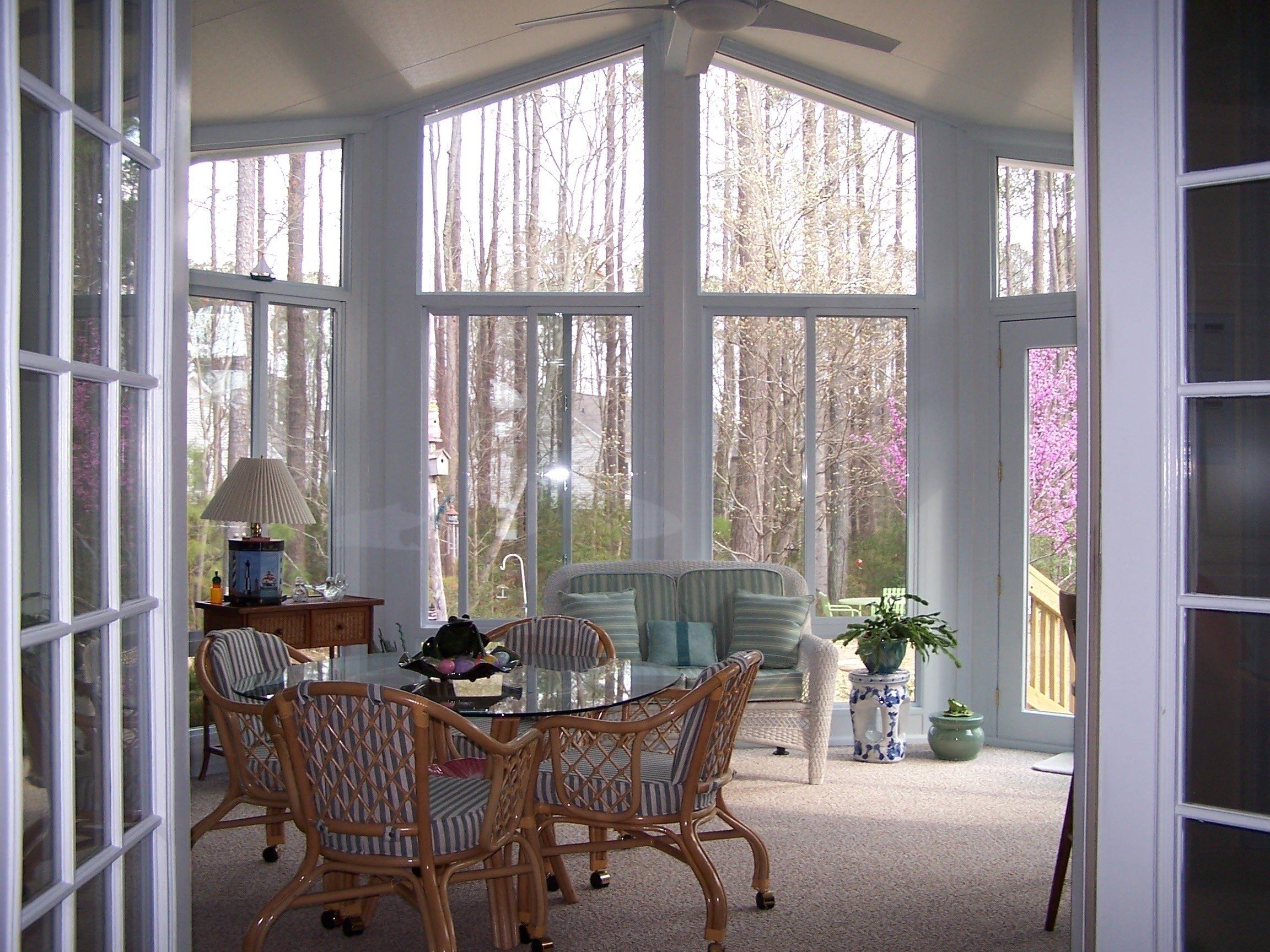 Sunrooms Using Large Windows