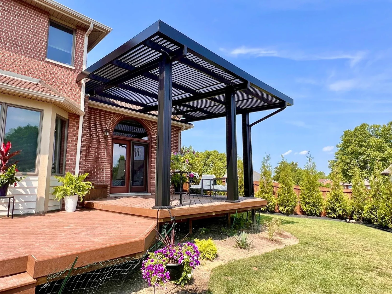 Solara Patio Covers | Solara Pergola | Louvered Roof in Dayton Ohio ...