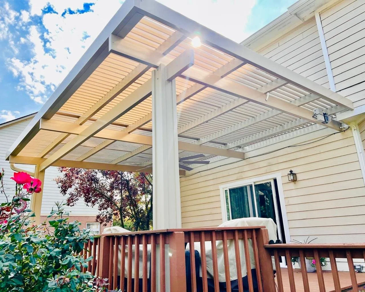 Solara Patio Covers | Solara Pergola | Louvered Roof in Dayton Ohio ...