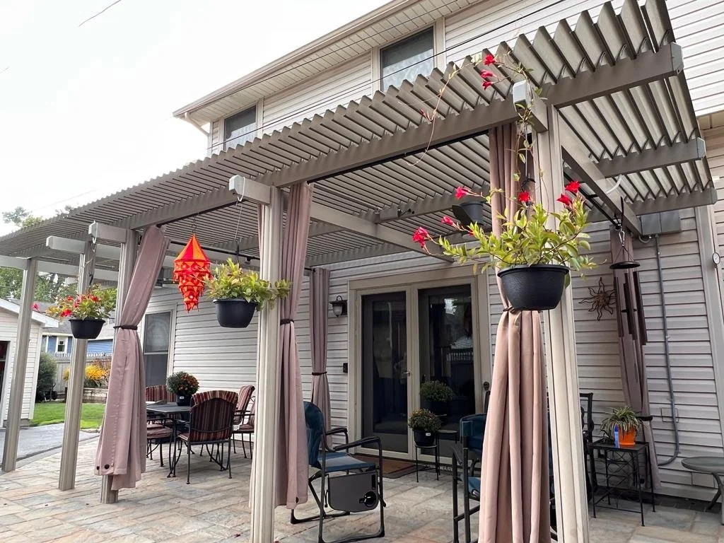 Solara Patio Covers | Solara Pergola | Louvered Roof in Dayton Ohio ...