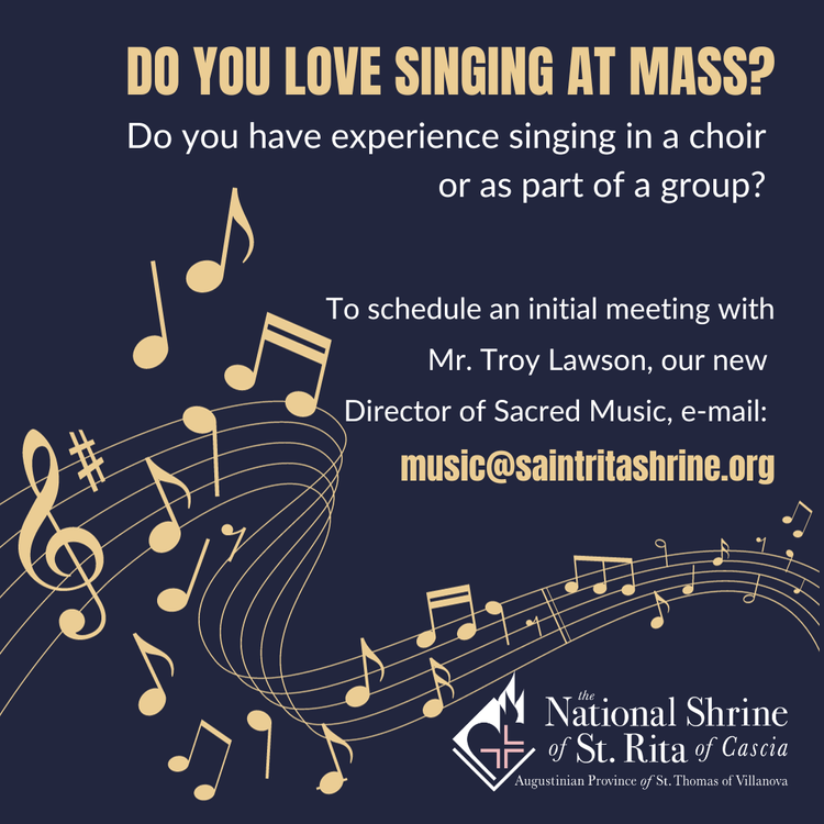 Choir Auditions — The National Shrine of Saint Rita of Cascia