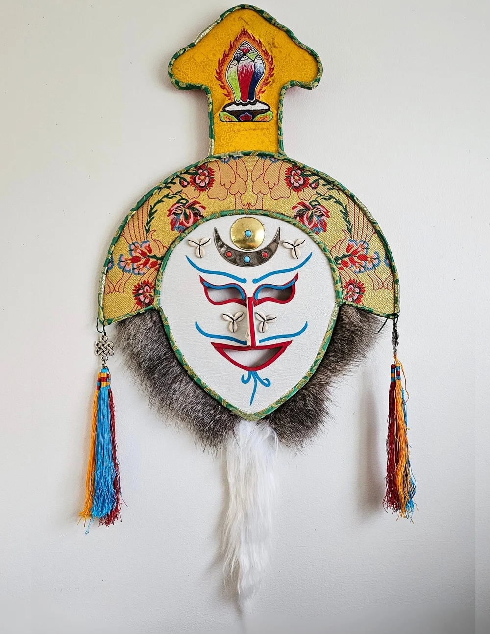 Tibetan Traditional Embroidered Hat | Xamo Gyaise — Ngatso Tibetan ...