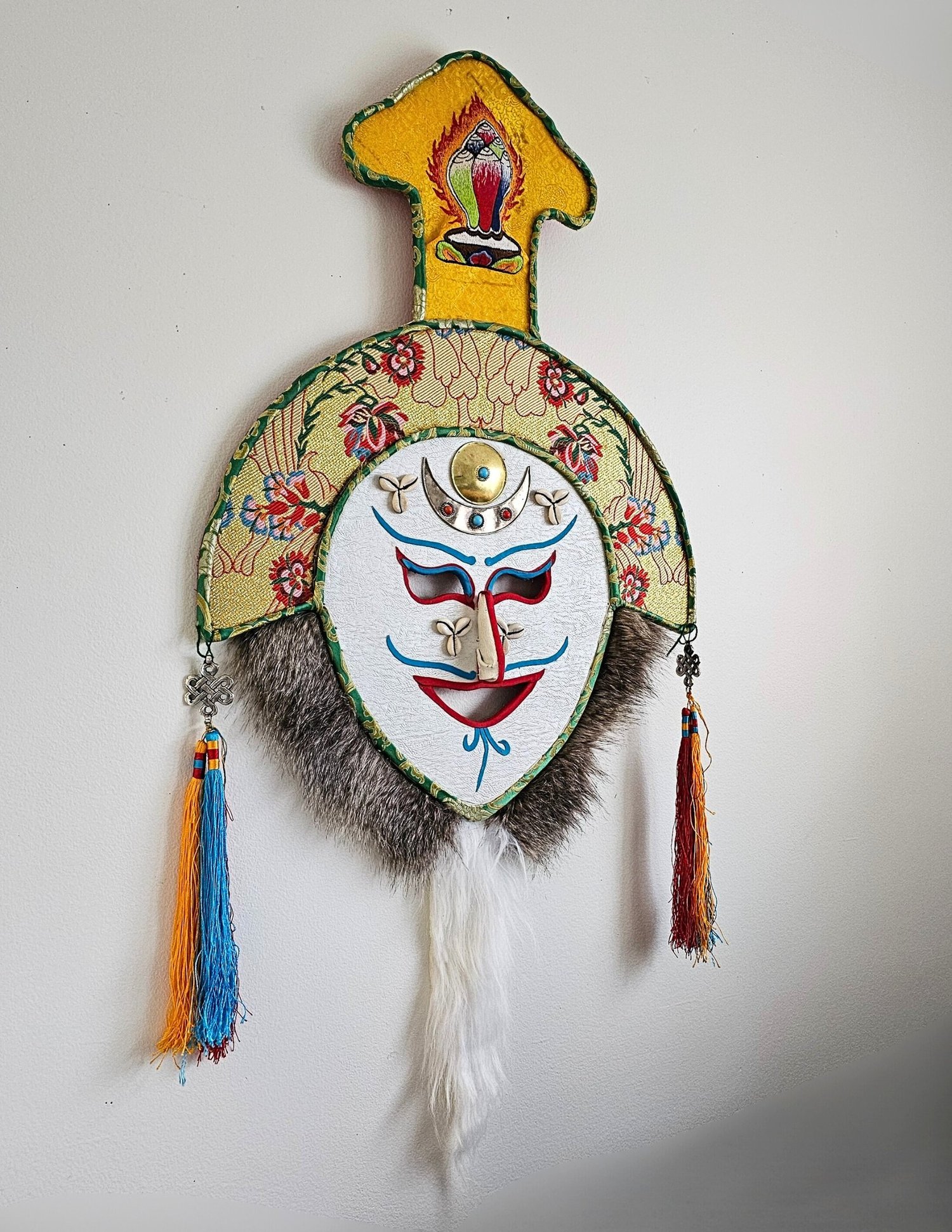Tibetan Traditional Embroidered Hat | Xamo Gyaise — Ngatso Tibetan ...