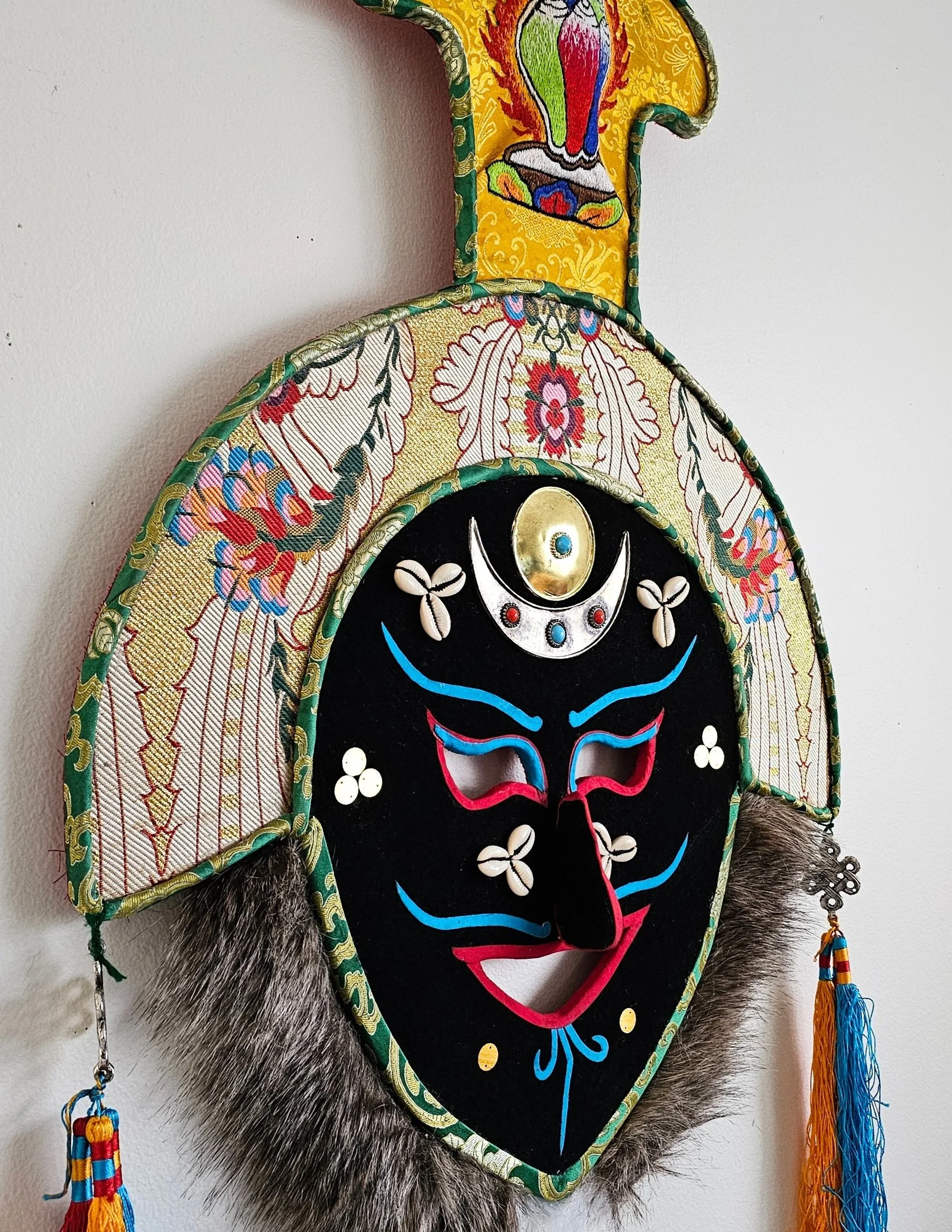 Tibetan Traditional Embroidered Hat | Xamo Gyaise — Ngatso Tibetan ...