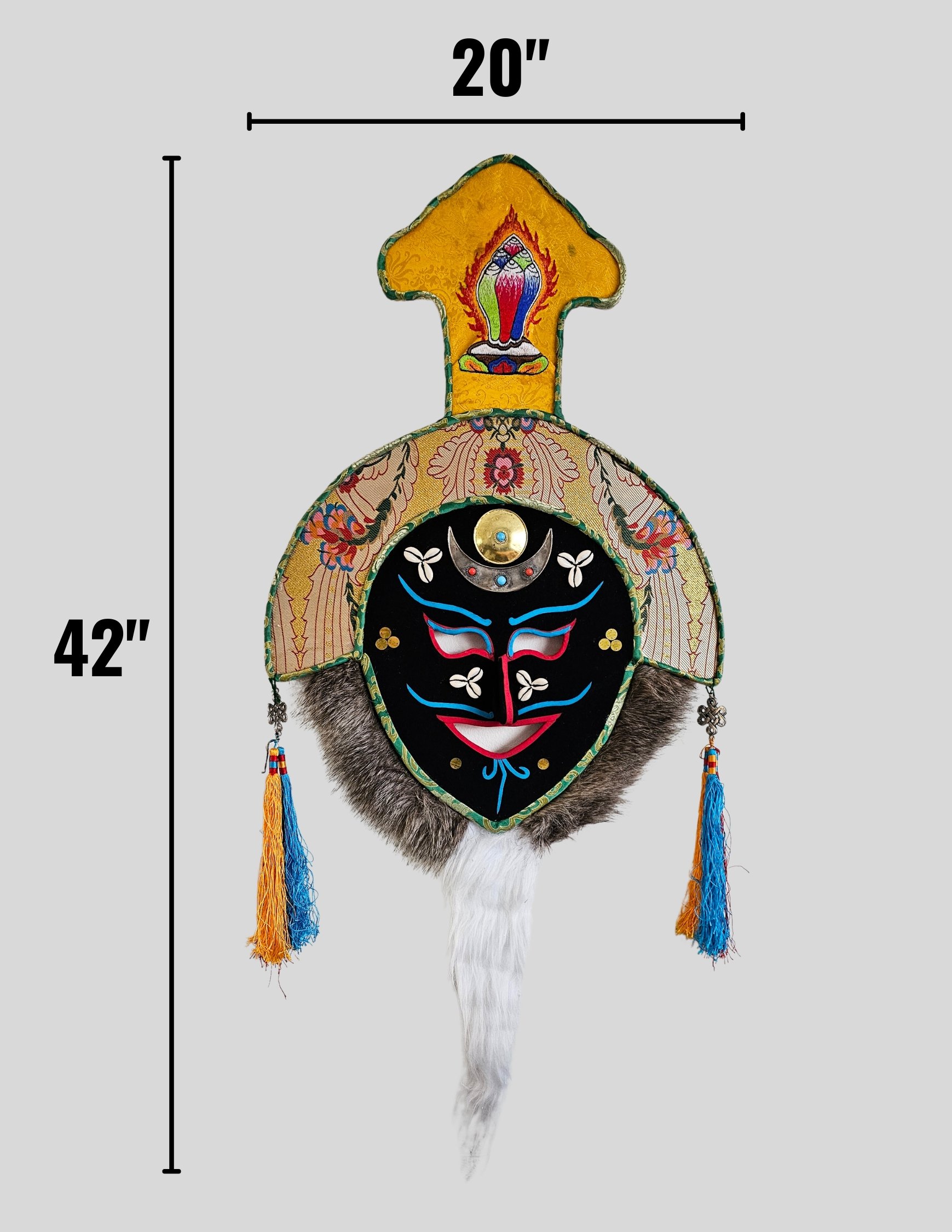 Tibetan Traditional Embroidered Hat | Xamo Gyaise — Ngatso Tibetan ...