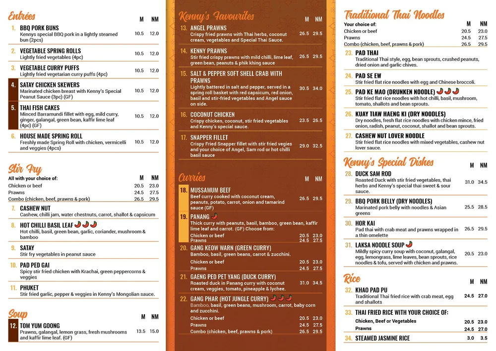 Kenny's Thai Kitchen — Club Forster