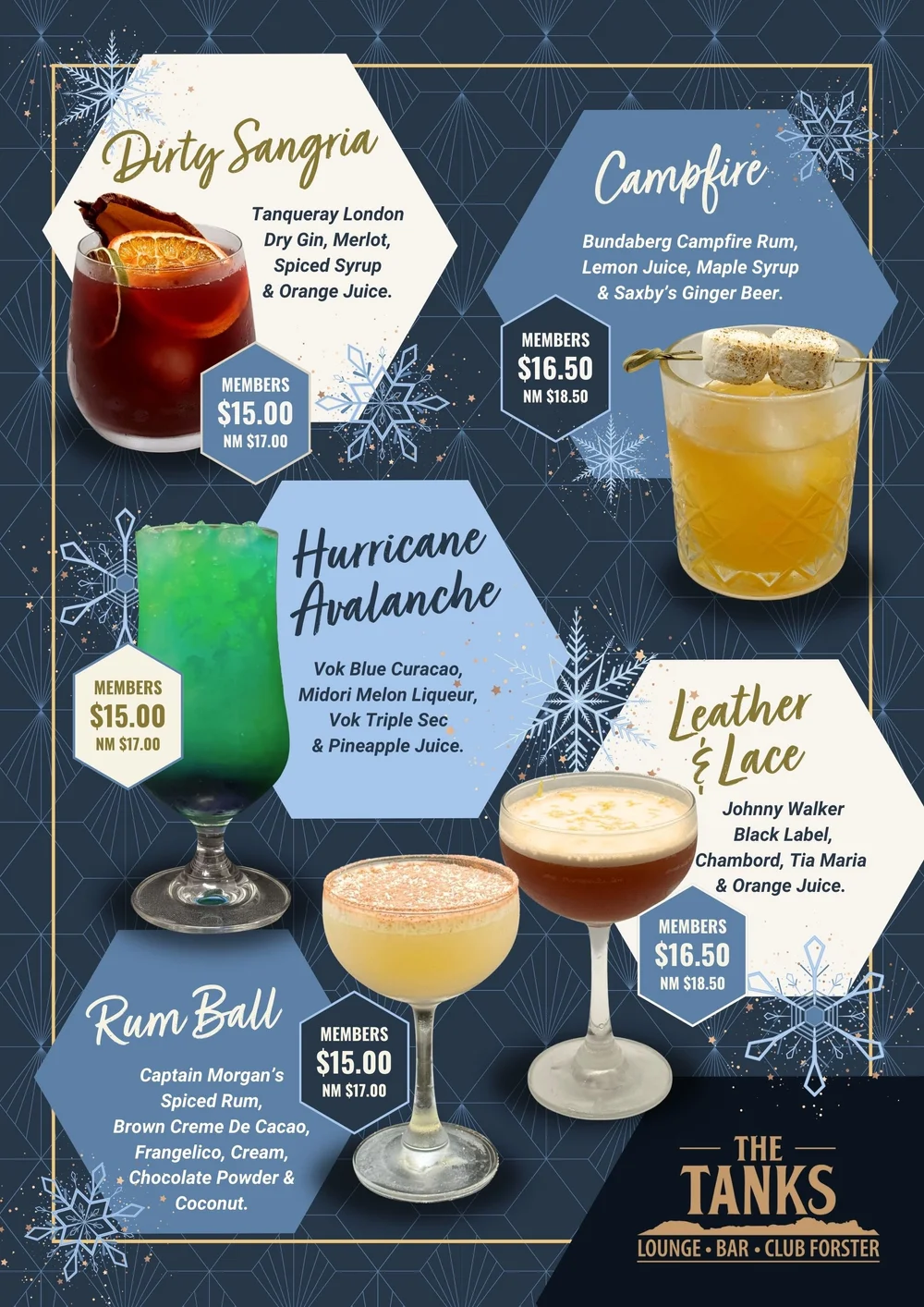 Tanks Café, Bar & Lounge — Club Forster