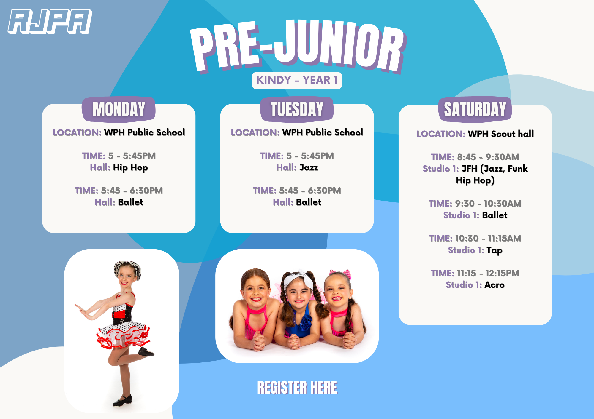 Pre-Junior Ballet — RJ Performing Arts