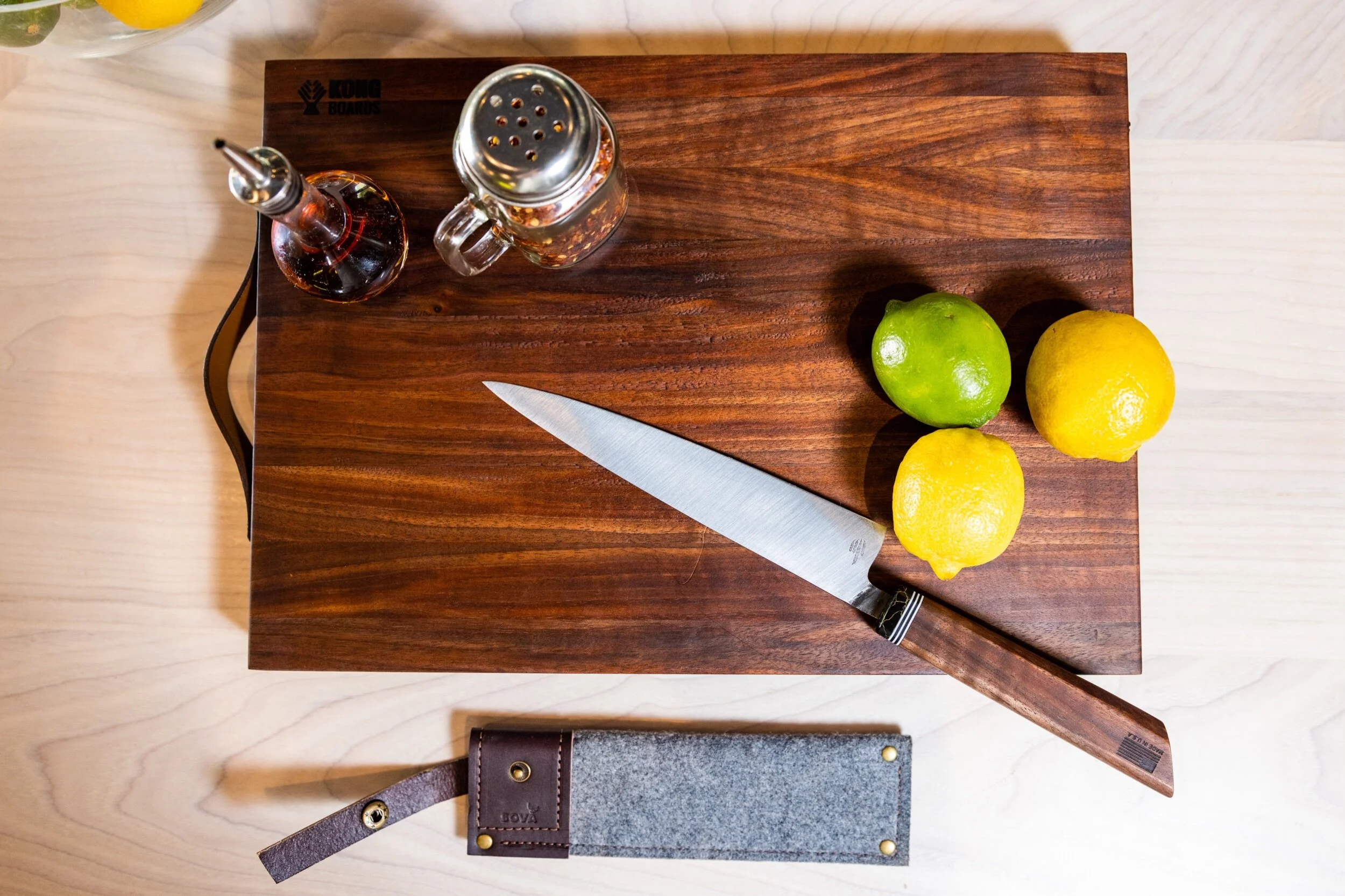 USA Made Black Walnut Cutting Boards & Blocks KONG BOARDS
