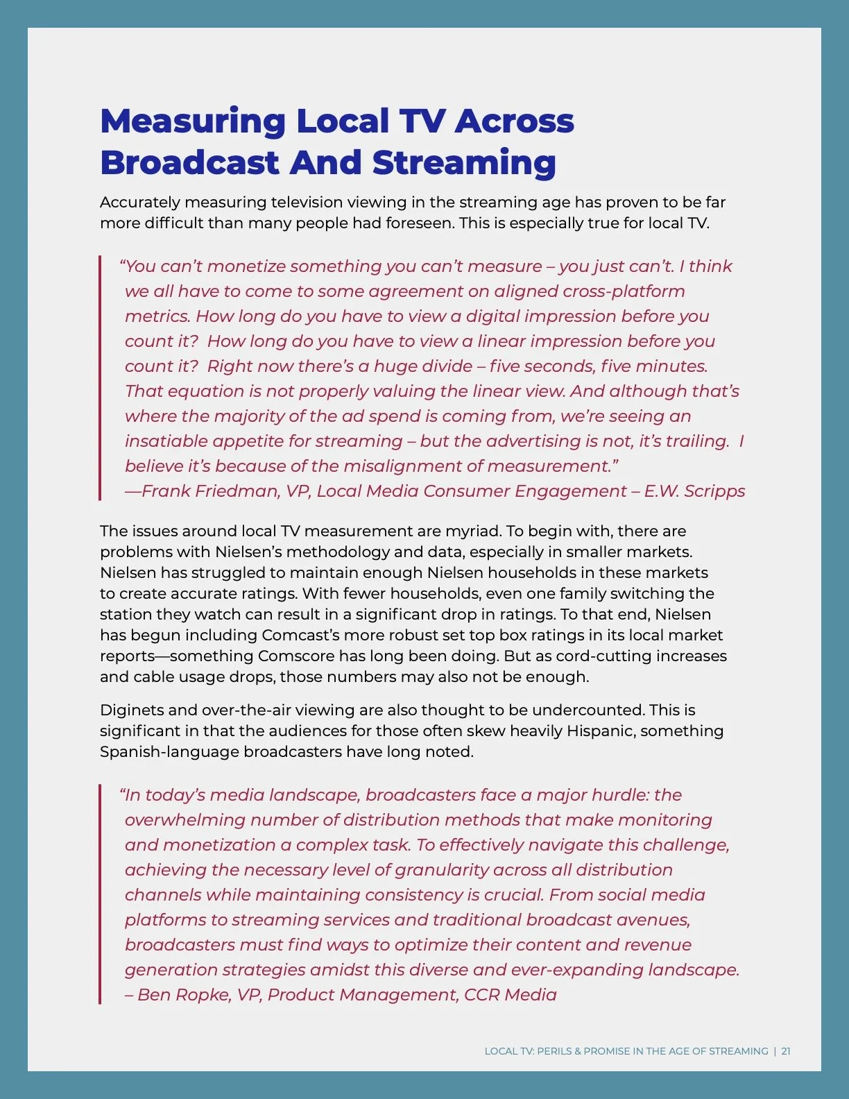 Addressable TV Reach: A Special Report From TVREV and iSpot — TVREV