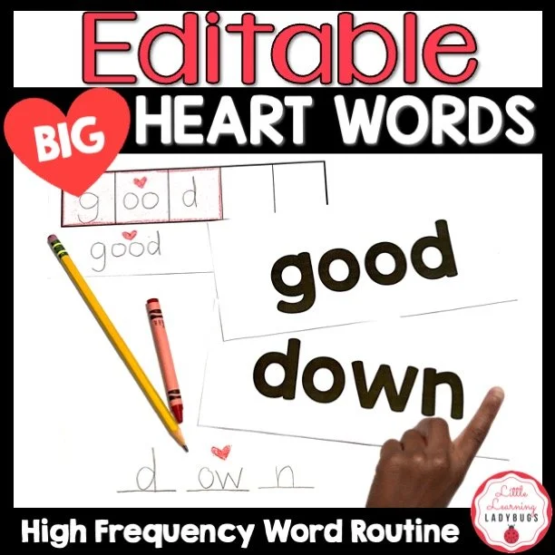 The Science of Reading: Heart Words — Little Learning Ladybugs